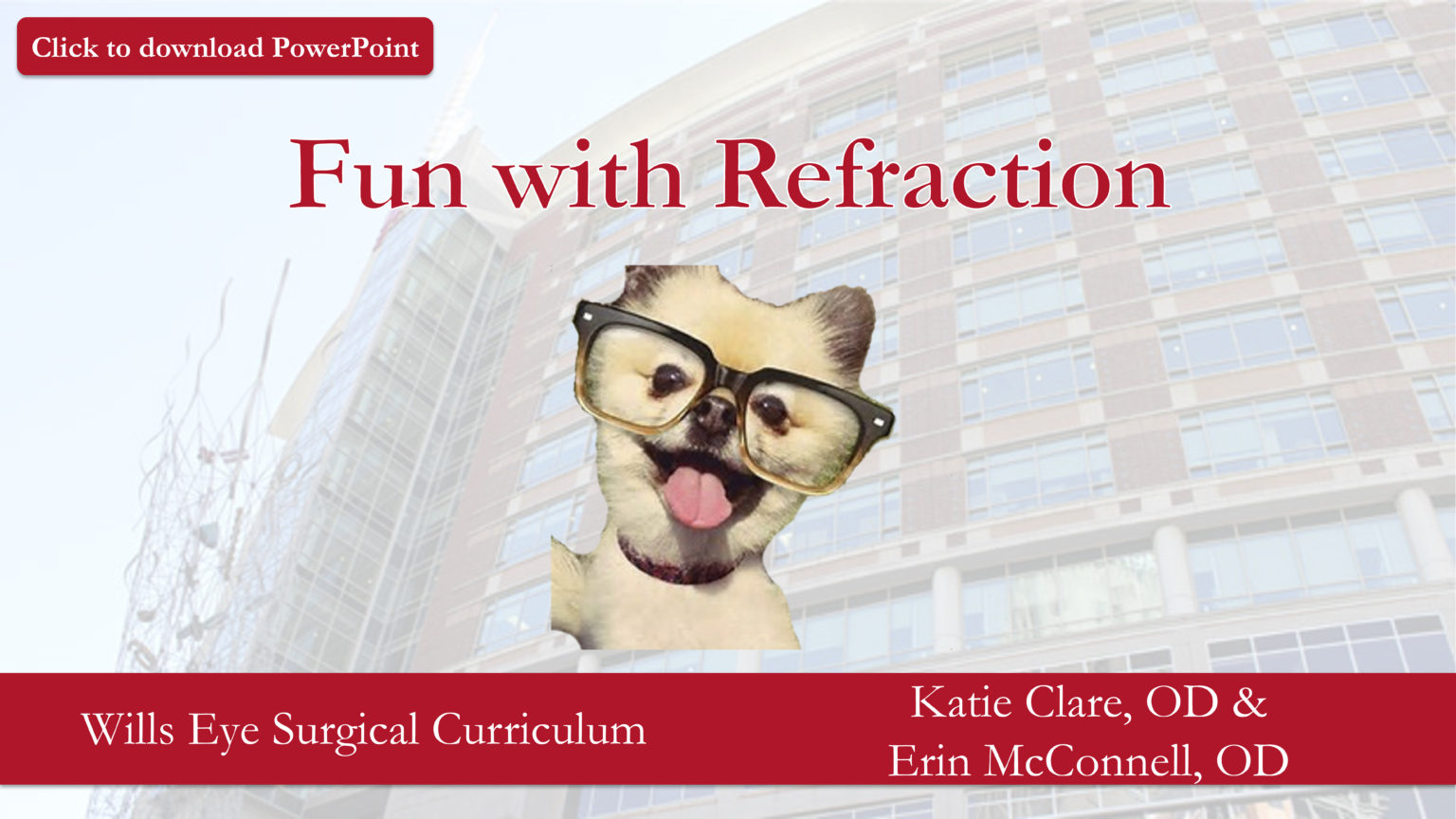 Manifest Refraction - Wills Eye Library